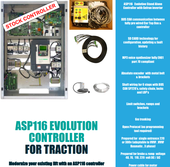 Controllers and Modernisations - Lift and Controller Products Ltd